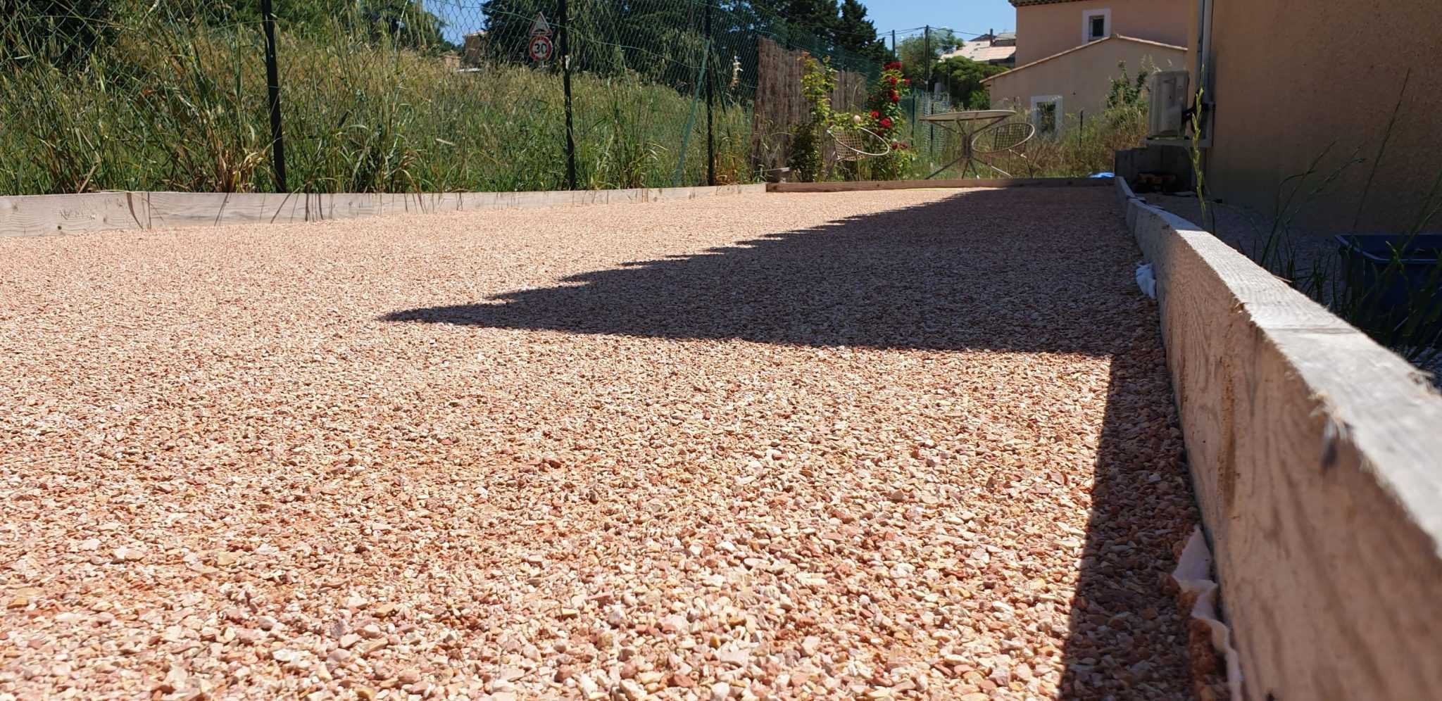 Gravier stabilisé à Sausset-les-Pins - Carriere Vila